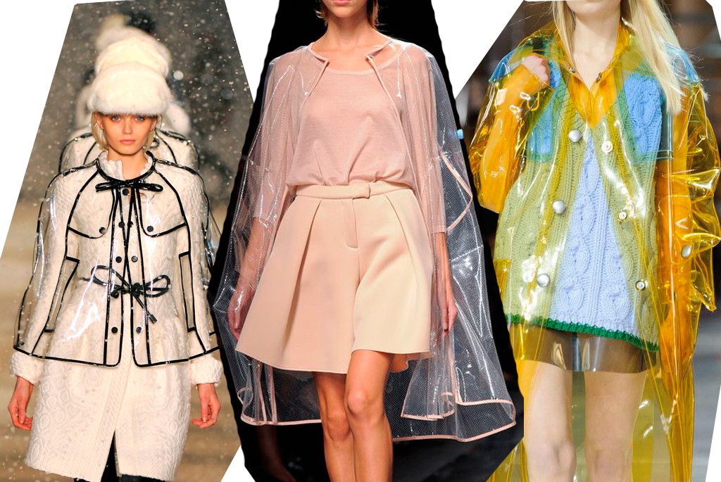 Tendencias AW17/18: Impermeables transparentes • Perlas y Coco